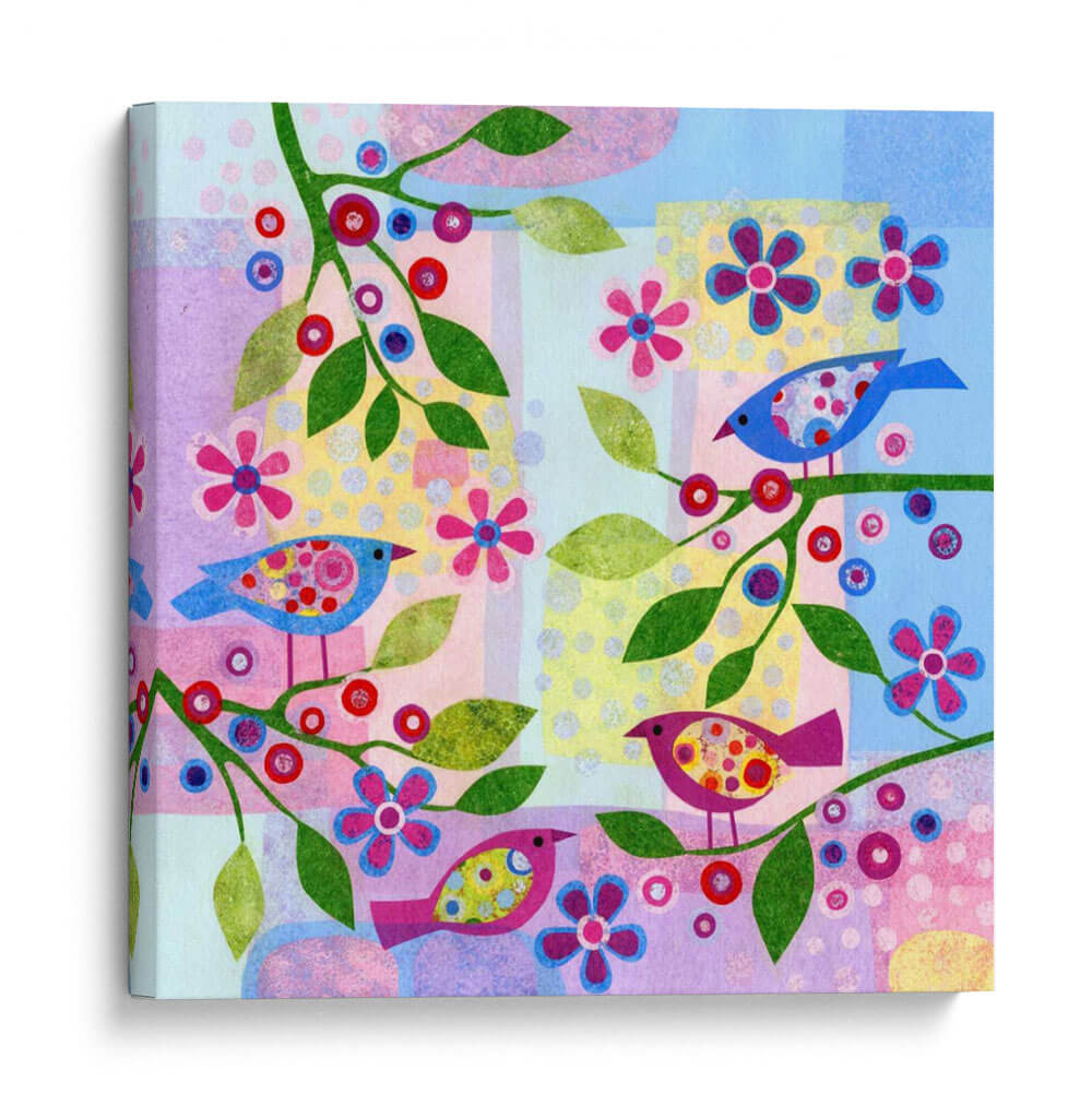 Manchas De Aves - Kim Conway Cuadro Decorativo, Canvas Lab