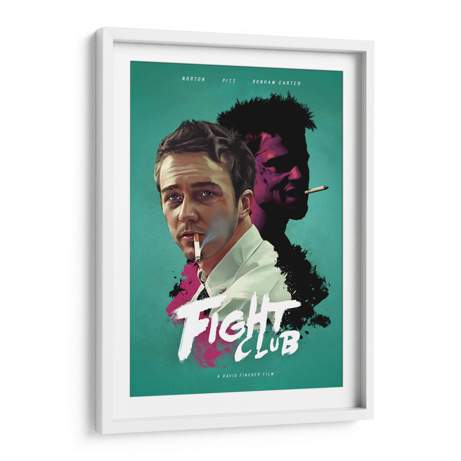 Fight Club poster Cuadro Decorativo, Canvas Lab