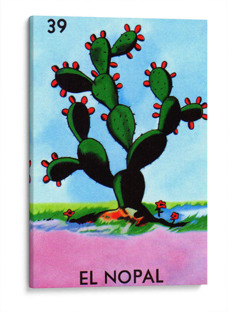 39 - El Nopal Cuadro Decorativo, Canvas Lab