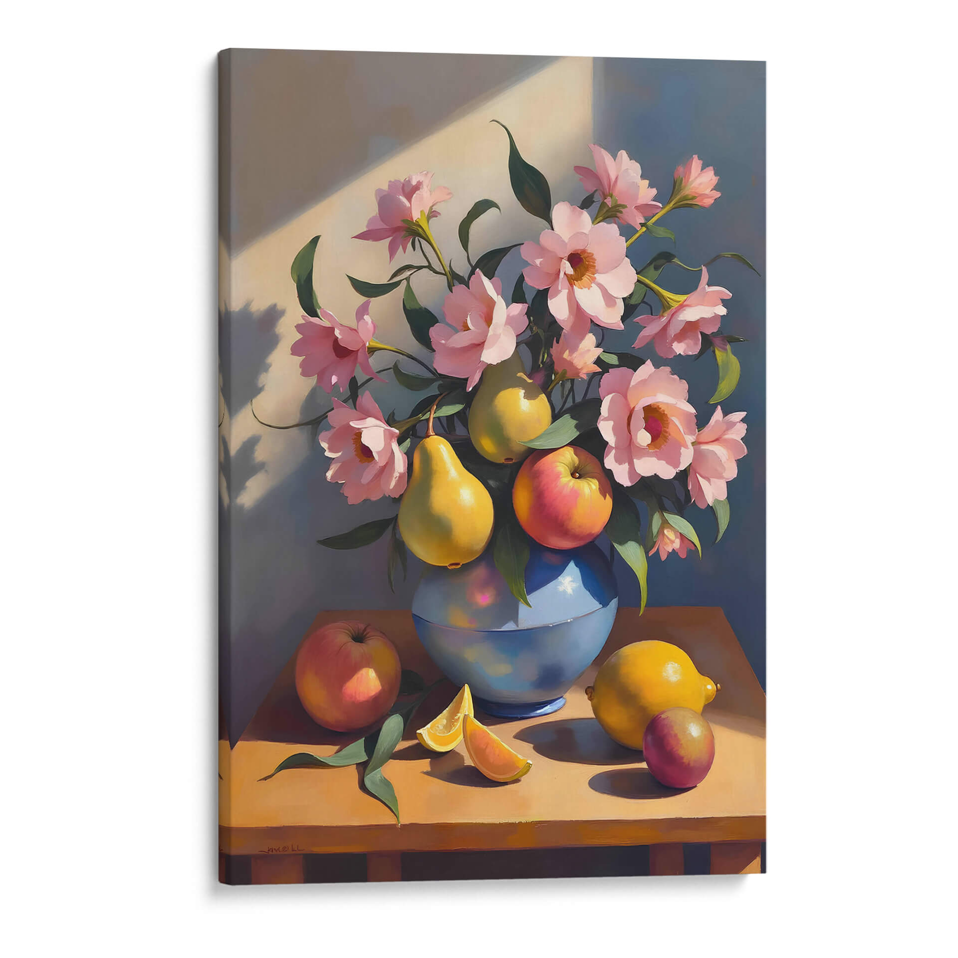 Florero con Frutas Impresionista - DEA Digital Esoteric Art Cuadro ...