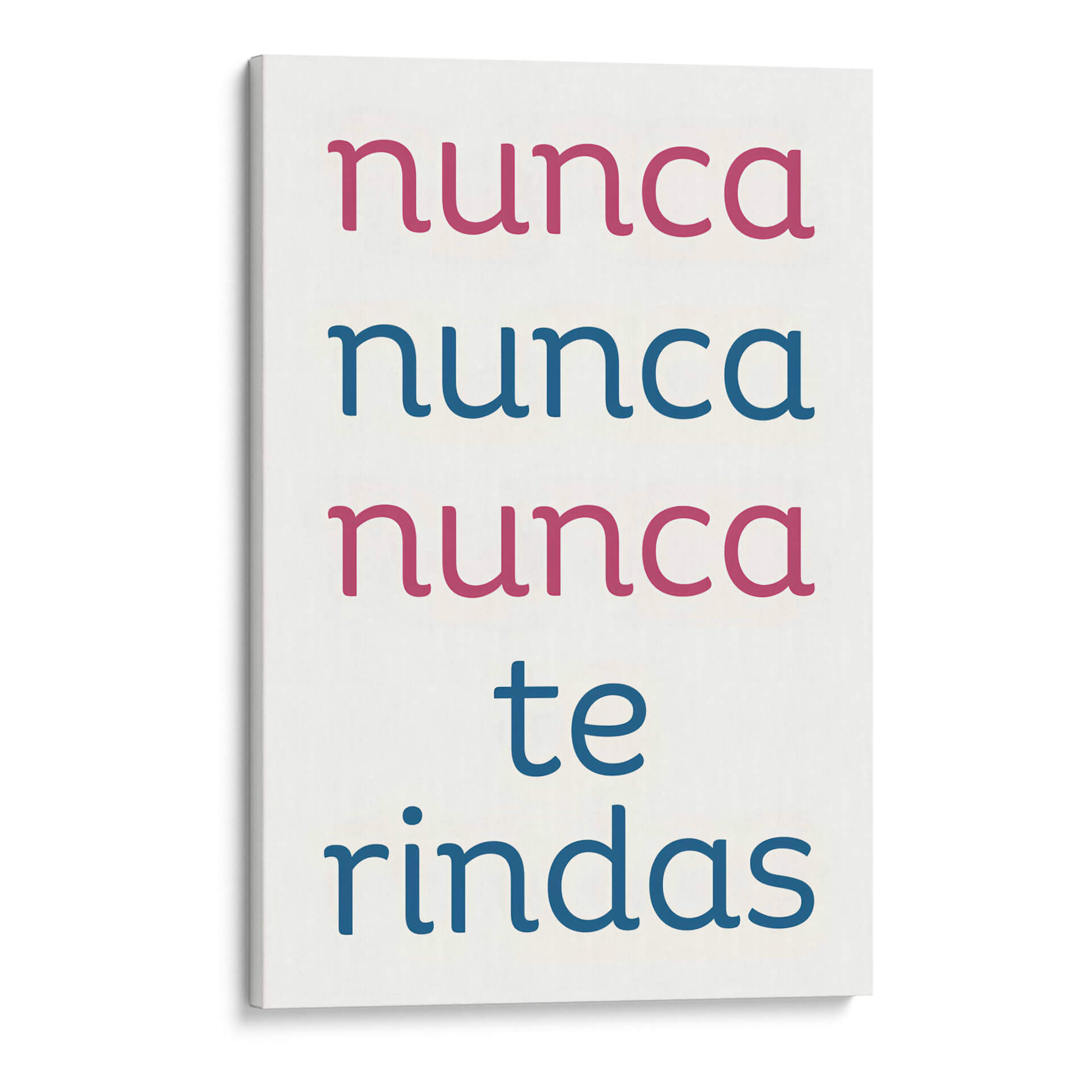 Nunca te Rindas - DEA Digital Esoteric Art Cuadro Decorativo, Canvas Lab