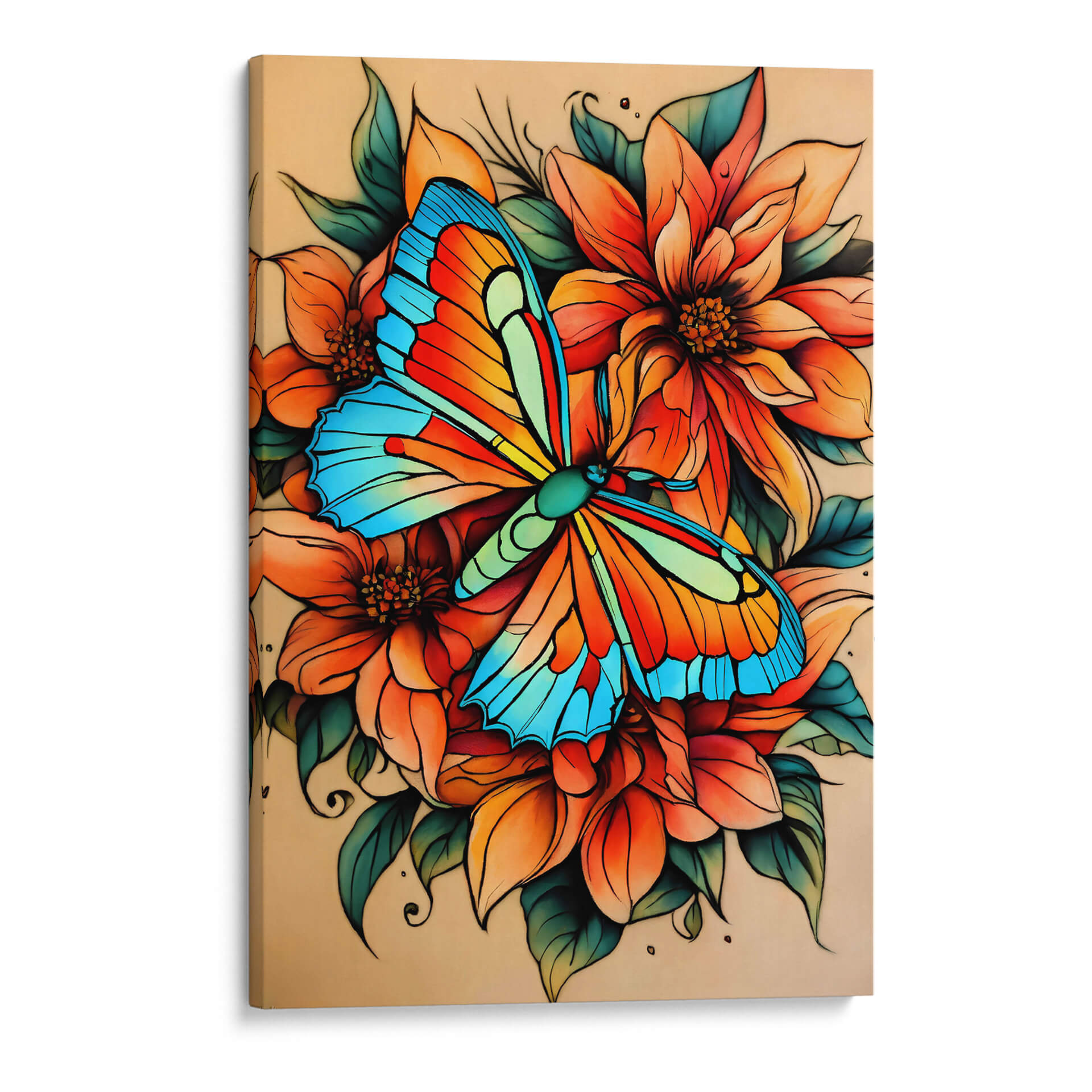 Tattoo Art 006 - DEA Digital Esoteric Art Cuadro Decorativo, Canvas Lab