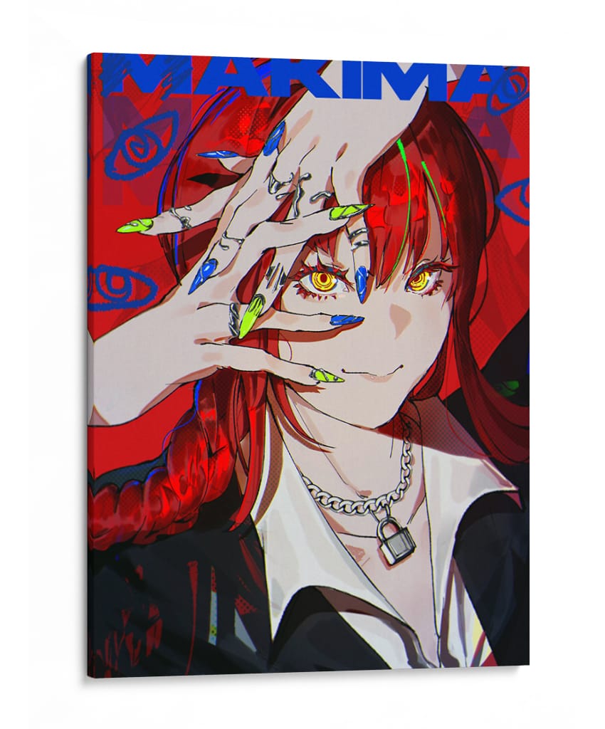 Makima One Piece - Puffy Design Cuadro Decorativo, Canvas Lab
