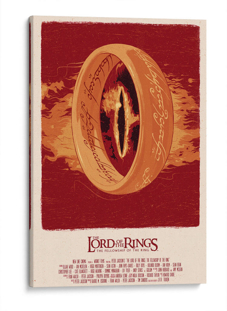 The Ring on fire poster Cuadro Decorativo, Canvas Lab