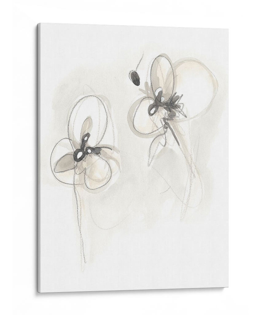 Gesto Floral Neutral Viii - June Erica Vess Cuadro Decorativo, Canvas Lab