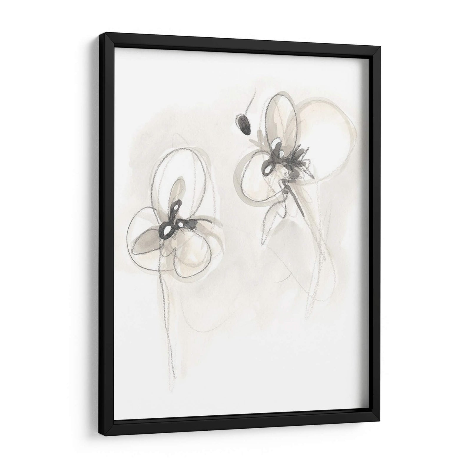 Gesto Floral Neutral Viii - June Erica Vess Cuadro Decorativo, Canvas Lab