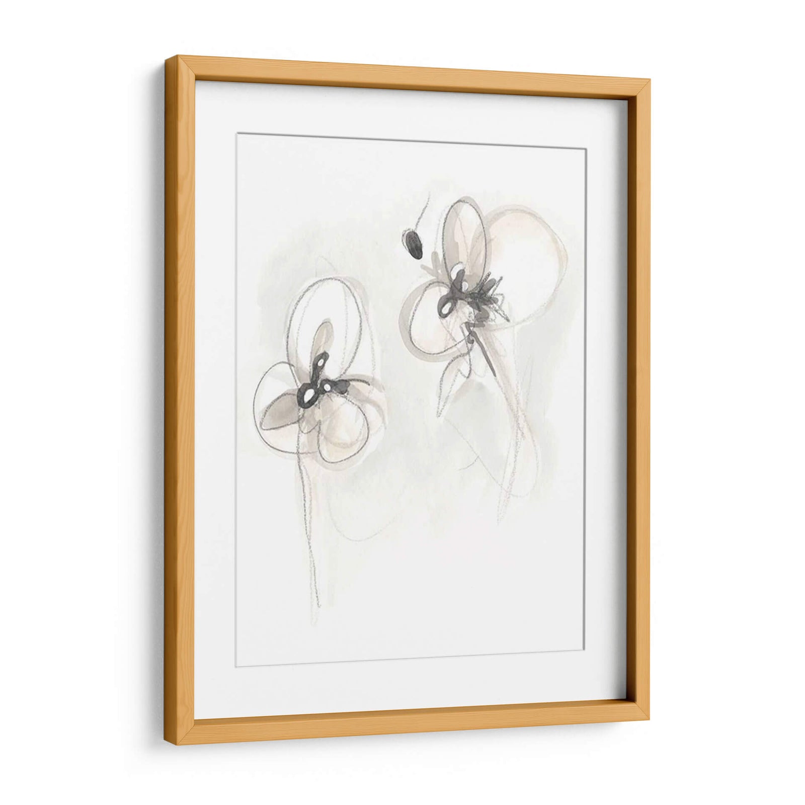 Gesto Floral Neutral Viii - June Erica Vess Cuadro Decorativo, Canvas Lab
