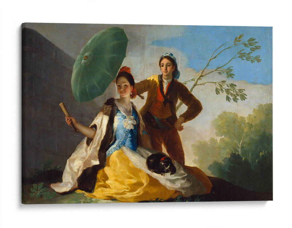 El quitasol - Francisco de Goya Cuadro Decorativo, Canvas Lab