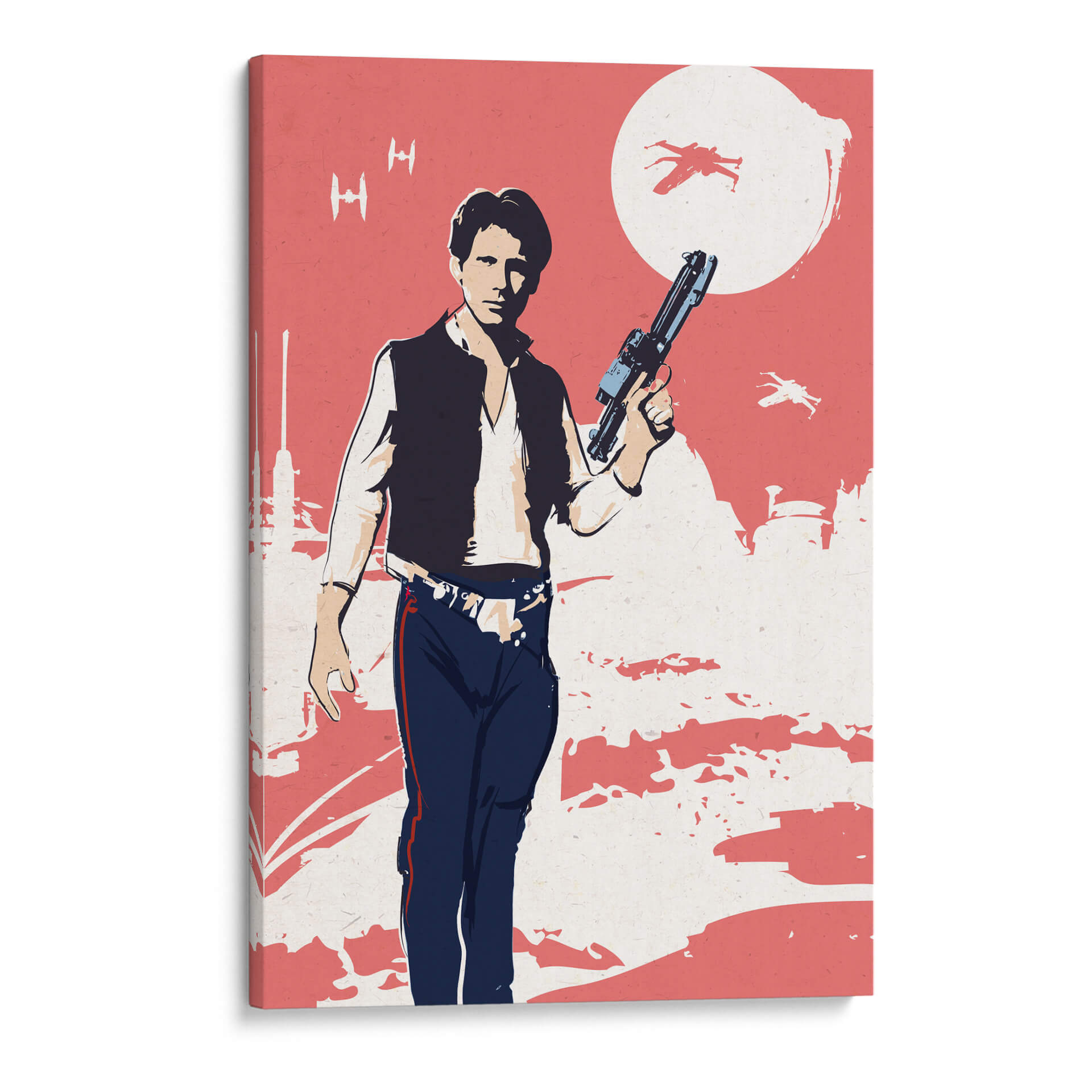 Retro Han Solo - 2ToastDesign Cuadro Decorativo, Canvas Lab