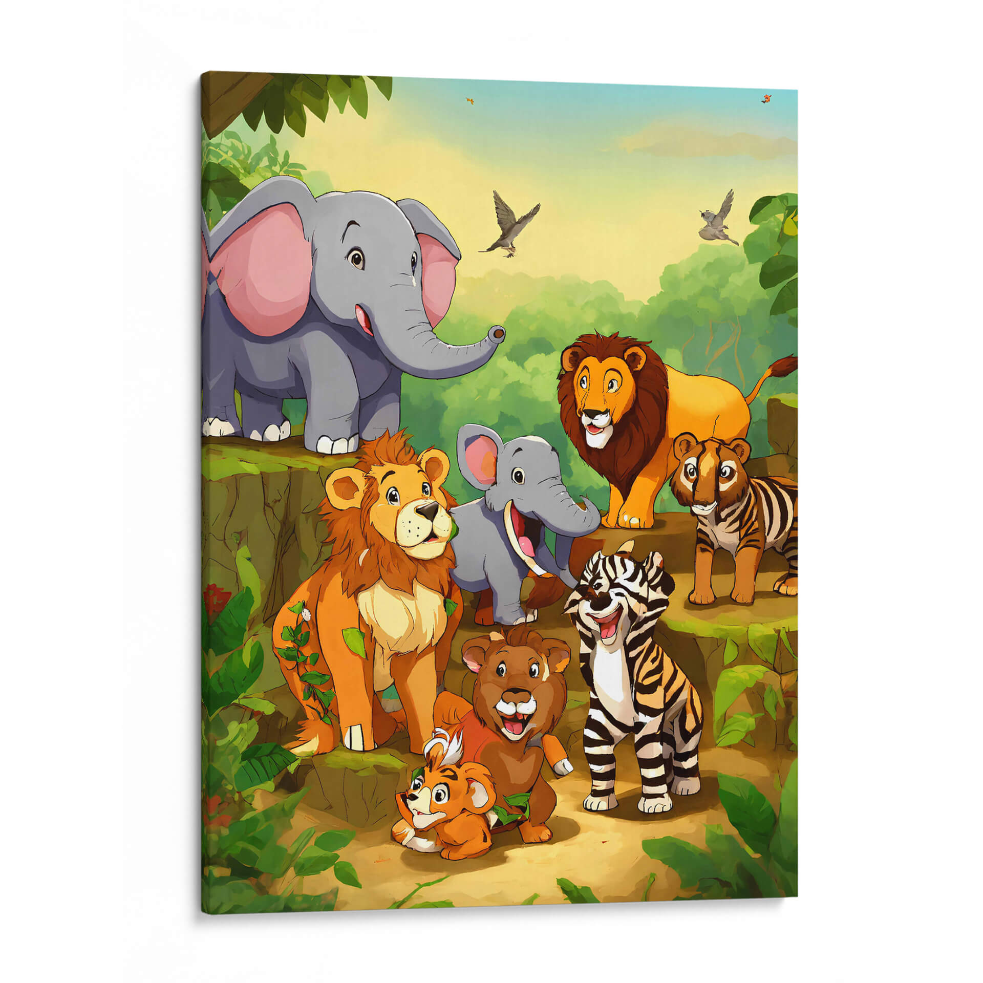 Animales en la Selva - DEA Digital Esoteric Art Cuadro Decorativo ...