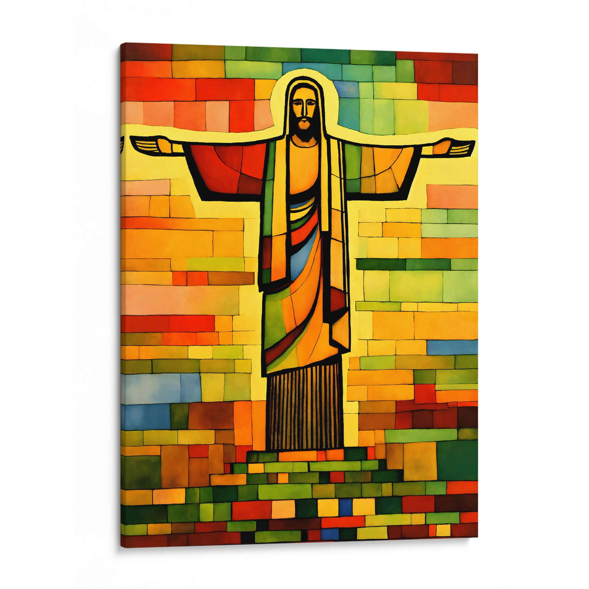 Cristo Redentor Multicolor - DEA Digital Esoteric Art Cuadro Decorativo ...