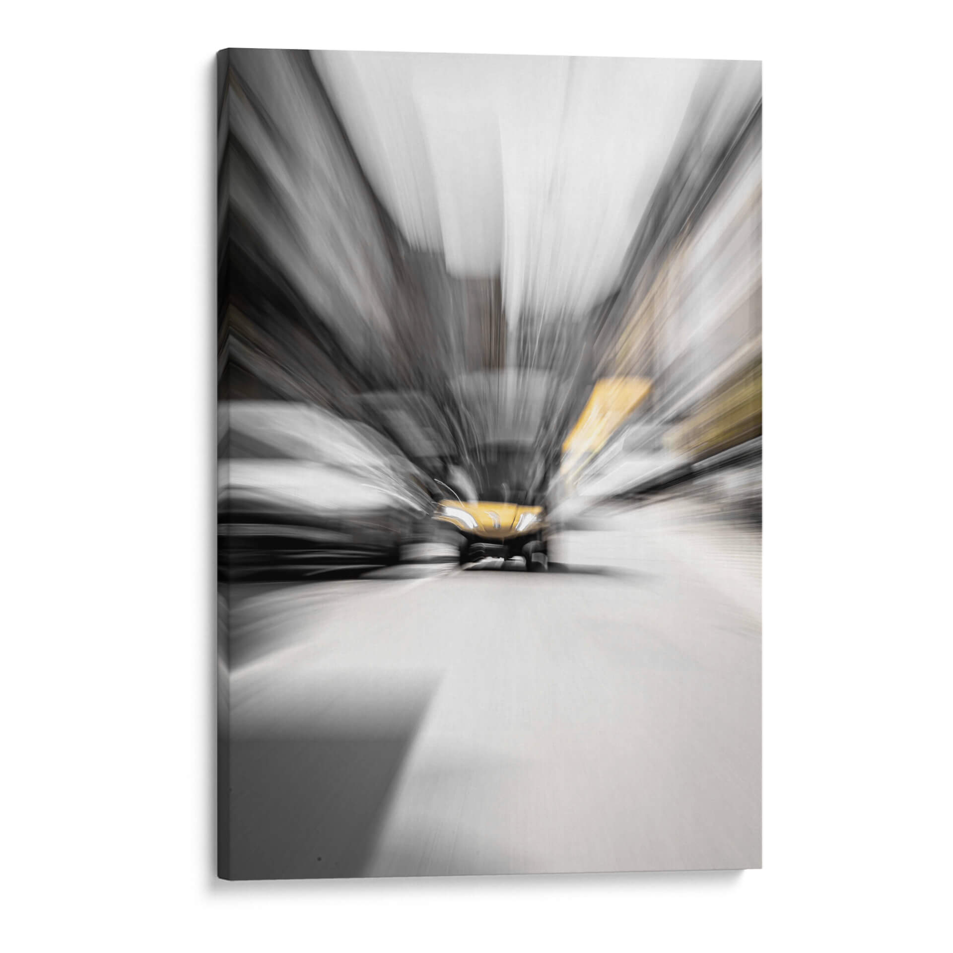 Amarillo en fuga - Claudia Luna Cuadro Decorativo, Canvas Lab