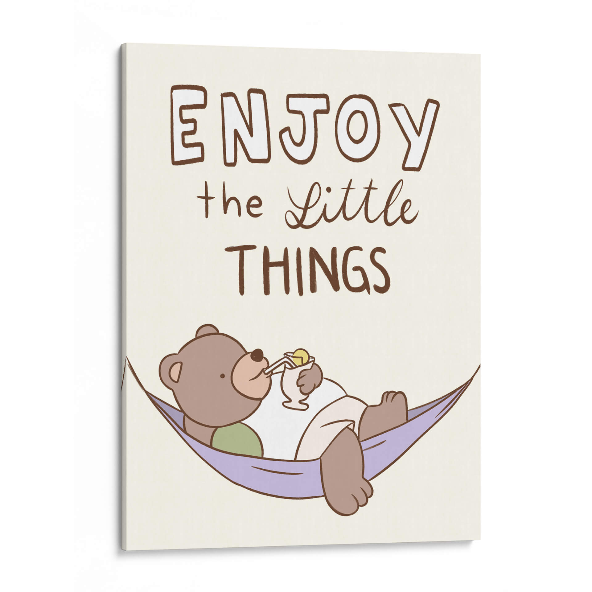 Disfruta las cosas pequeñas - Maita San Cuadro Decorativo, Canvas Lab