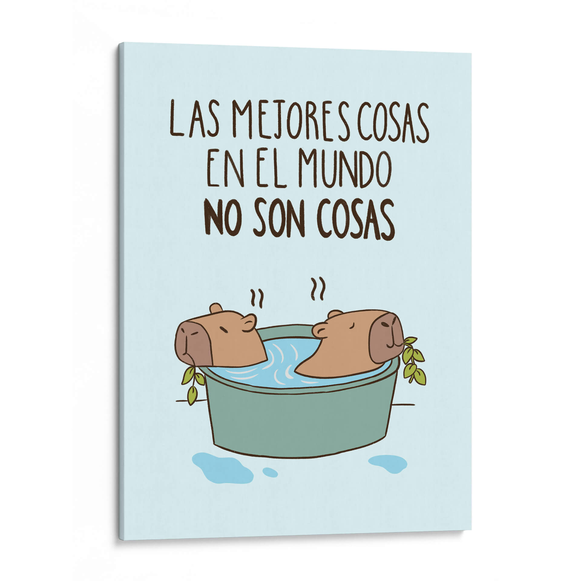 Las mejores cosas - Maita San Cuadro Decorativo, Canvas Lab