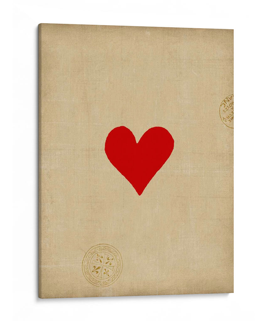 Corazón - Vision Studio Cuadro Decorativo, Canvas Lab
