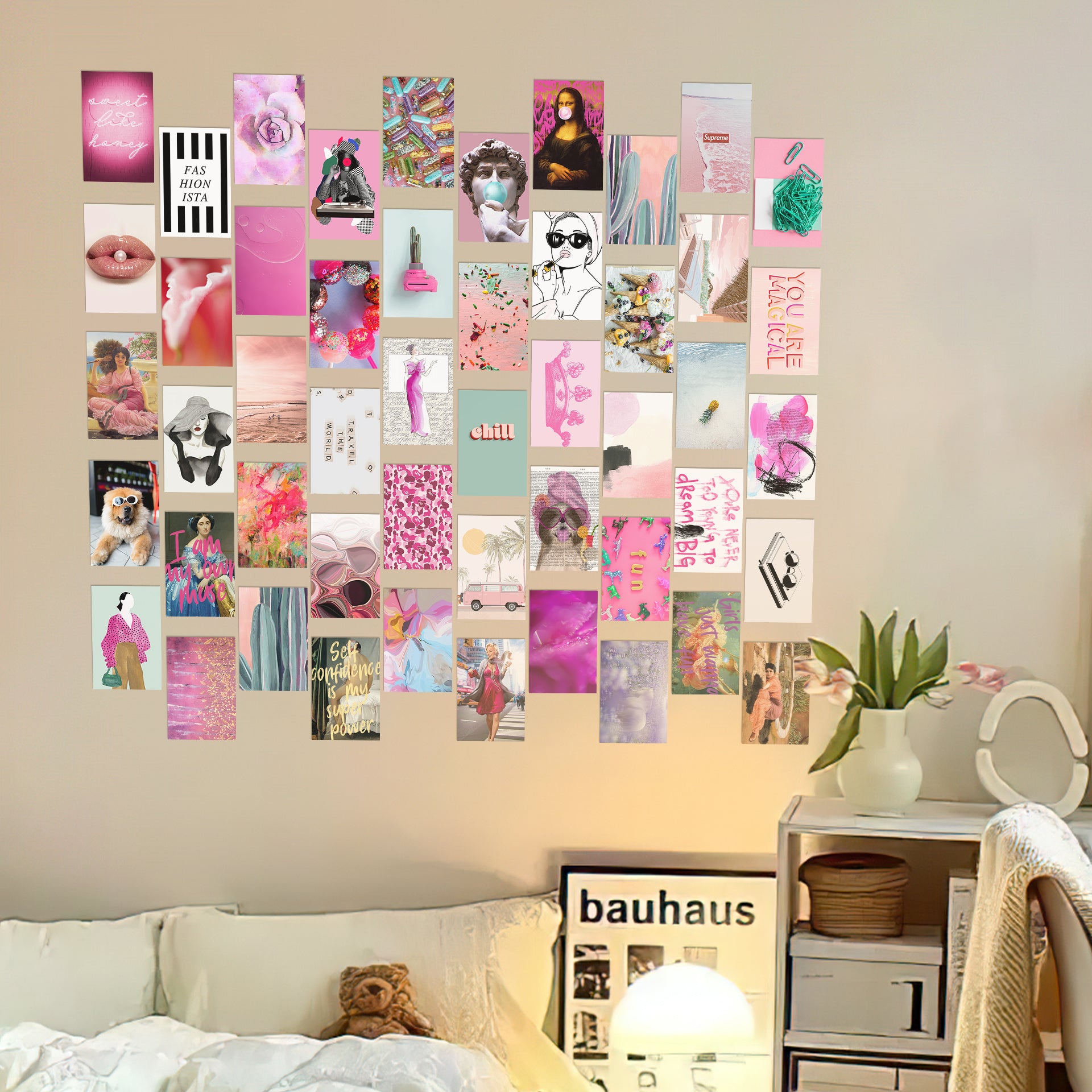 Kit de Collage Barbie Girl Cuadro Decorativo, Canvas Lab