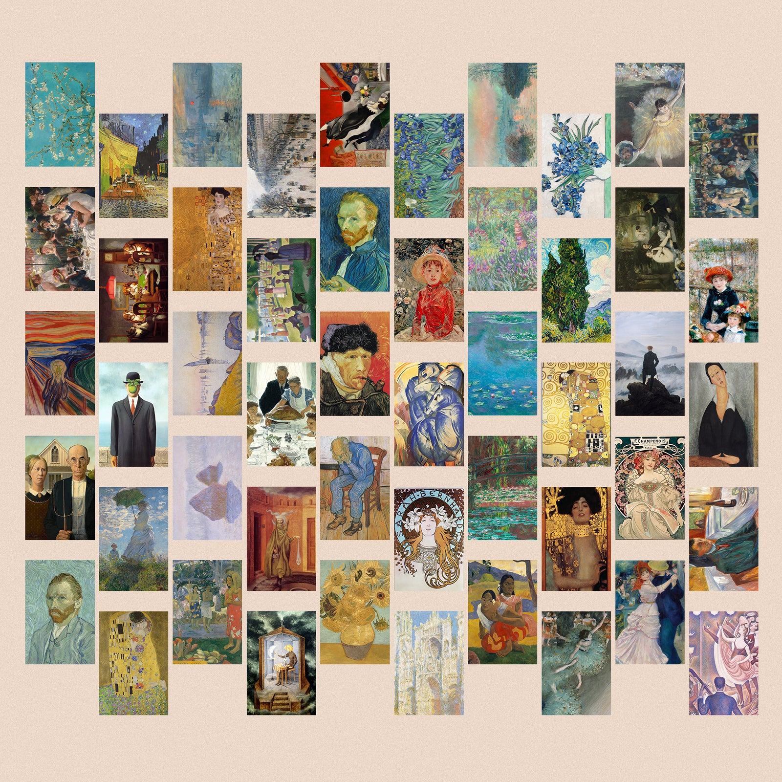 Kit de Collage Arte Moderno Cuadro Decorativo, Canvas Lab