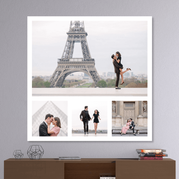 Collage de 4 horizontal en Canvas Cuadro Decorativo, Canvas Lab